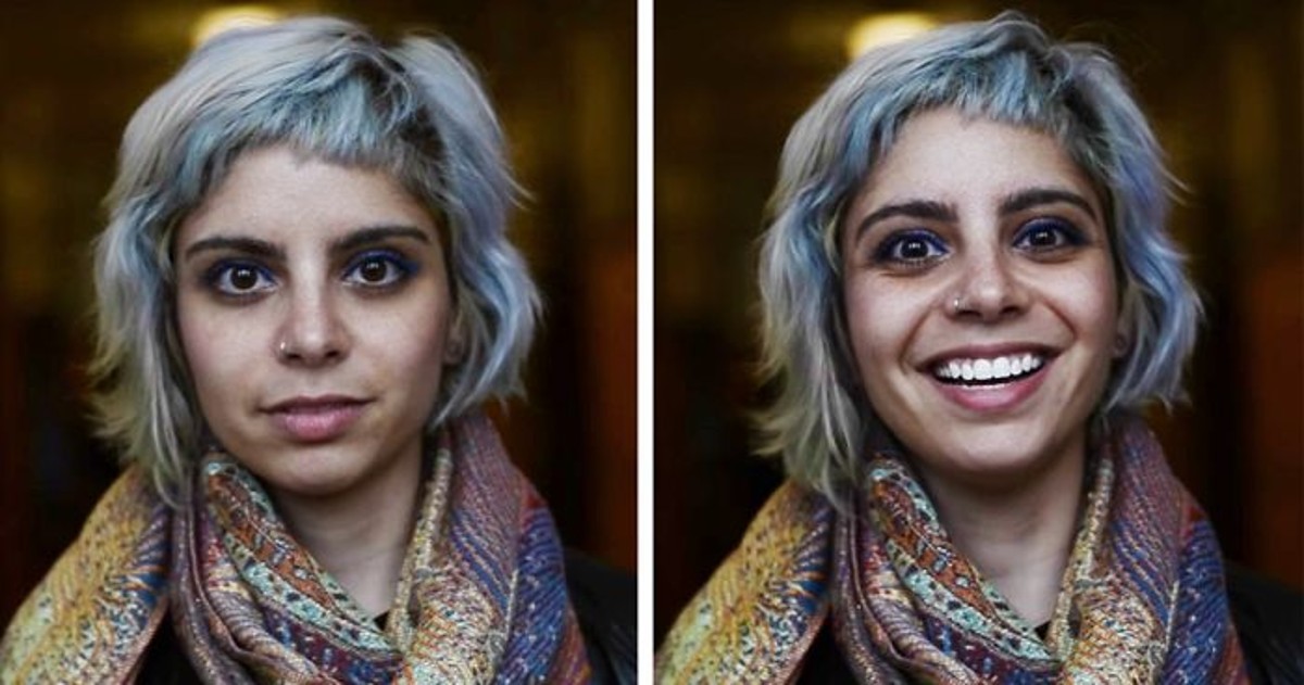 Photographer Captured Before And After Images Of When People Are Told ...