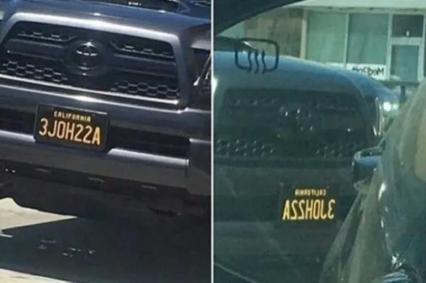 California License Plate Containing Covert Message Attracts Attention ...